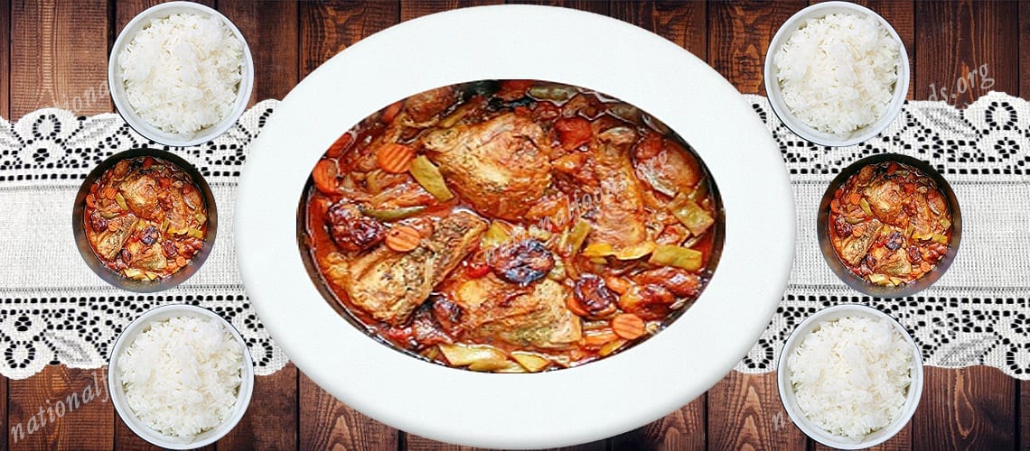 National Dish of Guinea - Poulet Yassa - National Dishes of the World