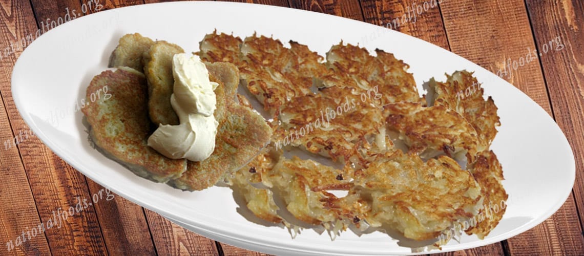 National Dish of Belarus Draniki - National Dishes of the World